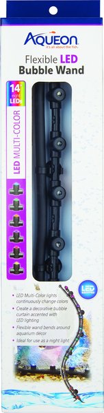 Discontinued - AQUEON Multi-Color Flexible LED Bubble Wand Aquarium ...