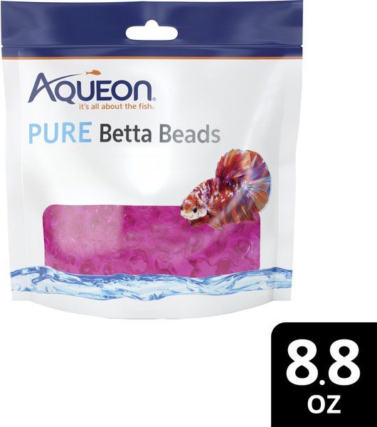 AQUEON PURE Betta Beads Aquarium Water Care, 8.8-oz bag, Pink - Chewy.com