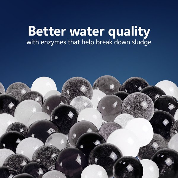 AQUEON PURE Betta Beads Aquarium Water Care, Black & White, 1 pouch ...