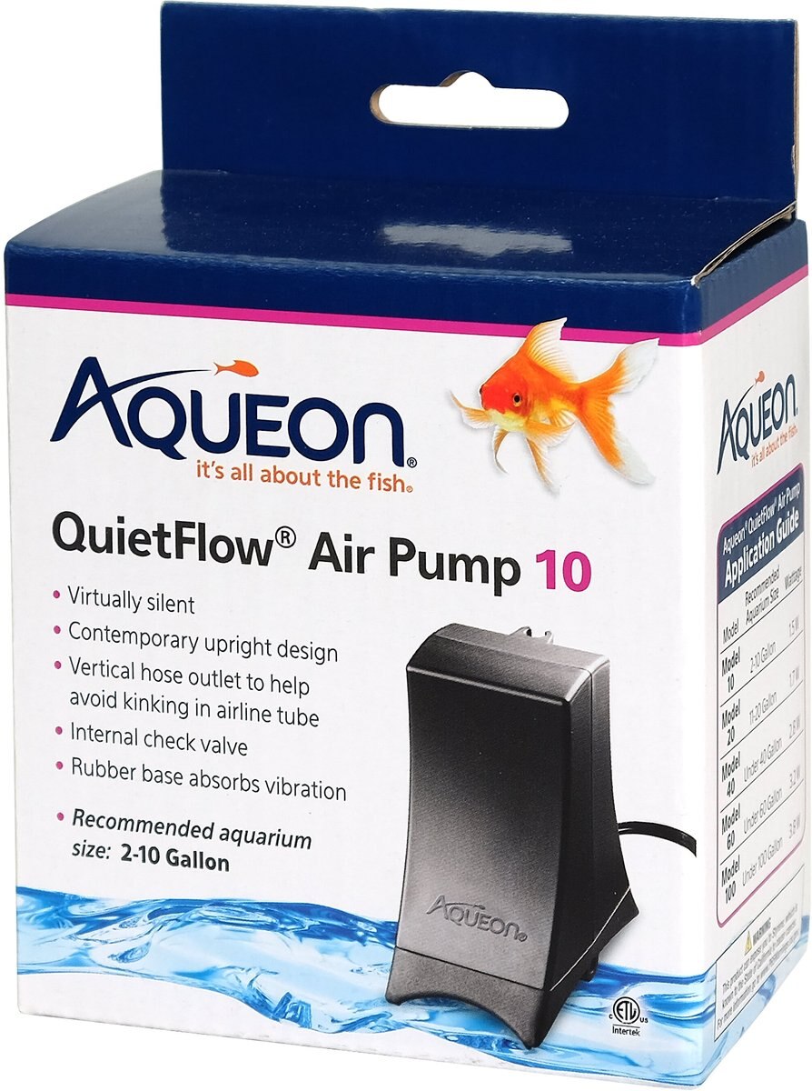 AQUEON Quiet Flow 10 Aquarium Air Pump - Chewy.com