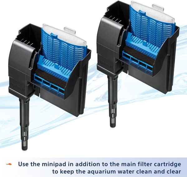 AQUEON QuietFlow 30/50 Carbon Reducing Specialty Aquarium Filter Pads ...