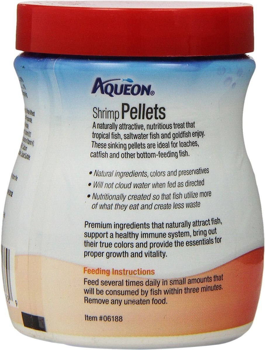 Out of Stock - AQUEON Shrimp Pellets Fish Food, 6.5-oz jar - Chewy.com
