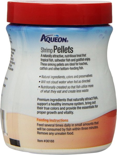 Out of Stock - AQUEON Shrimp Pellets Fish Food, 6.5-oz jar - Chewy.com