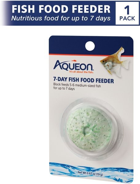 AQUEON Tropical Freshwater Fish Food Feeder, 7-day, 1 count - Chewy.com