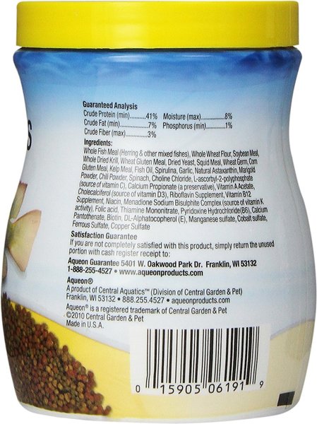 AQUEON Tropical Granules Fish Food, 6.5-oz jar - Chewy.com