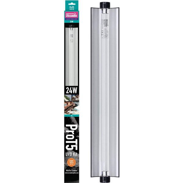 ARCADIA REPTILE Pro T5 Kit, Desert 12% UVB, 24W, 24" - Chewy.com