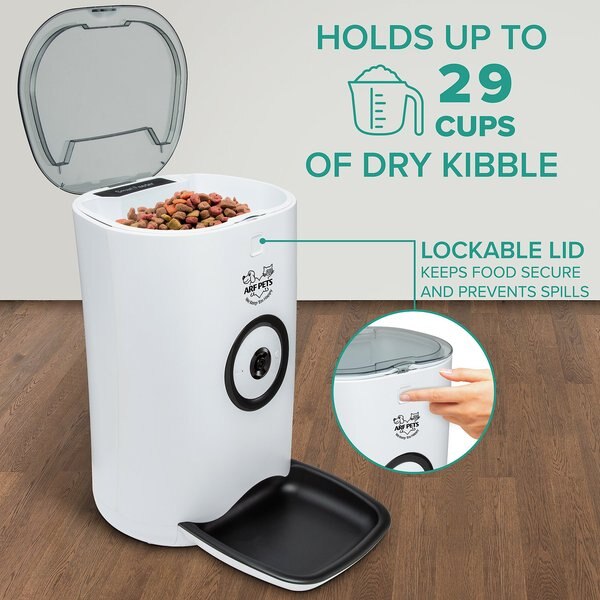 ARF PETS Smart Automatic Wi-Fi Enabled Pet Feeder with HD Camera - Chewy.com