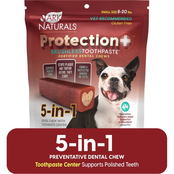 ARK NATURALS Soft Brushless Toothpaste Small Dental Dog Treats, 12-oz ...