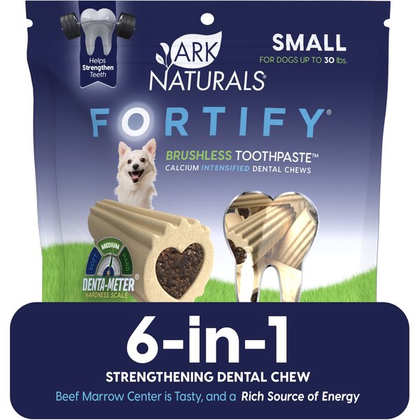 ARK NATURALS Soft Brushless Toothpaste Small Dental Dog Treats, 12-oz ...