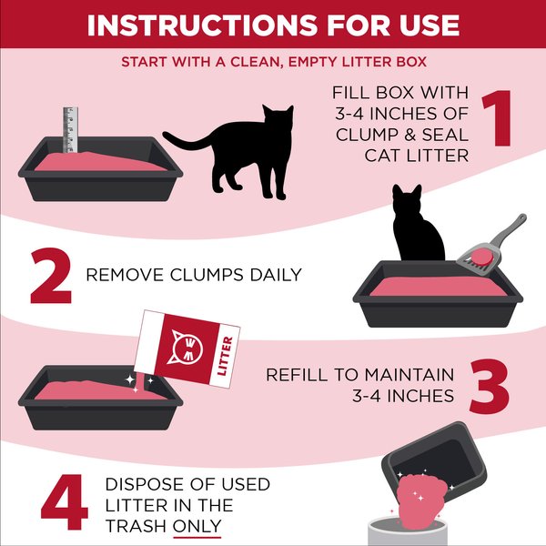 ARM & HAMMER LITTER Clump & Seal Multi-Cat Scented Clumping Clay Cat ...
