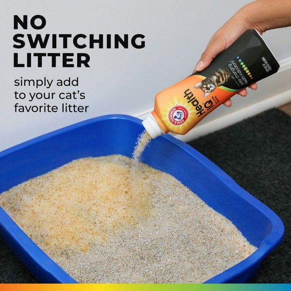 ARM & HAMMER LITTER Health IQ Cat Litter Additive with Color Changing ...