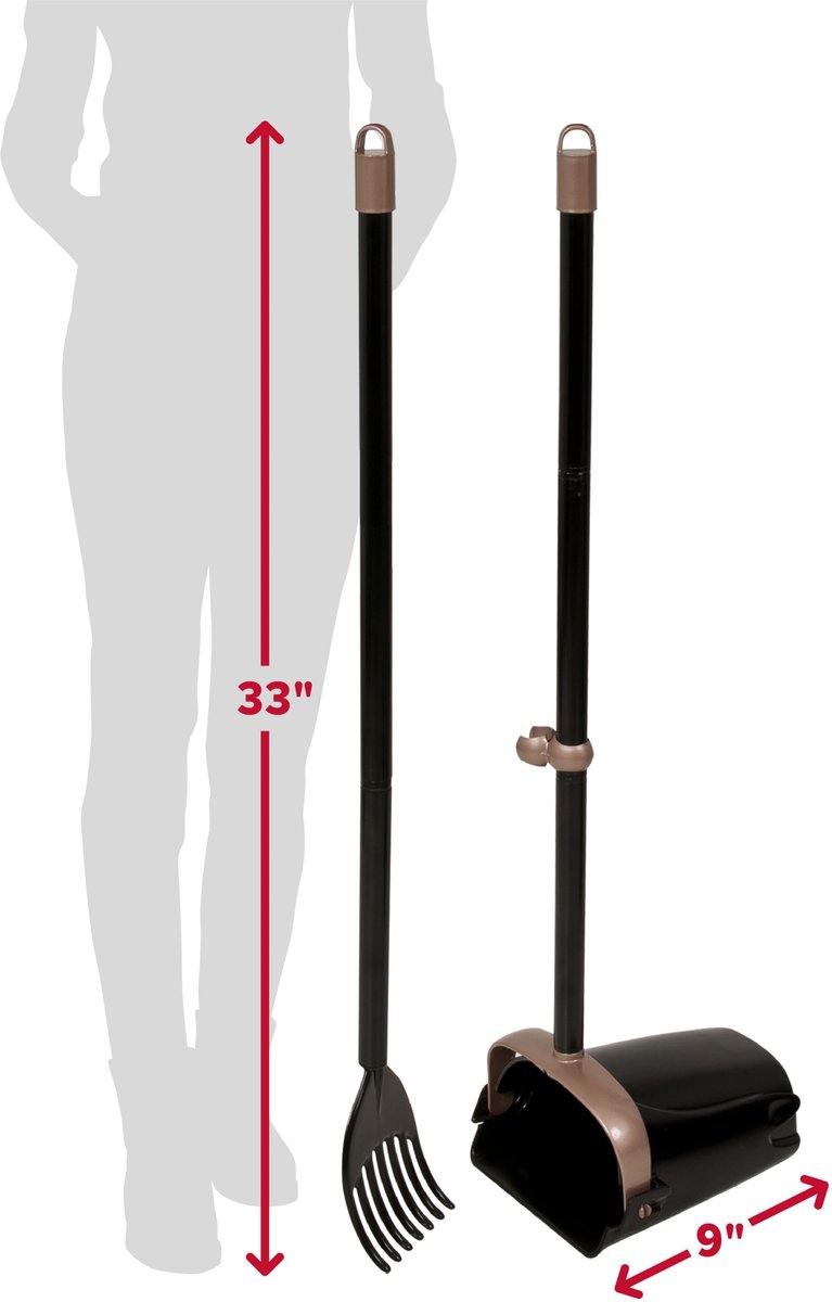 ARM & HAMMER Swivel Bin & Rake Backyard Waste Pickup - Chewy.com