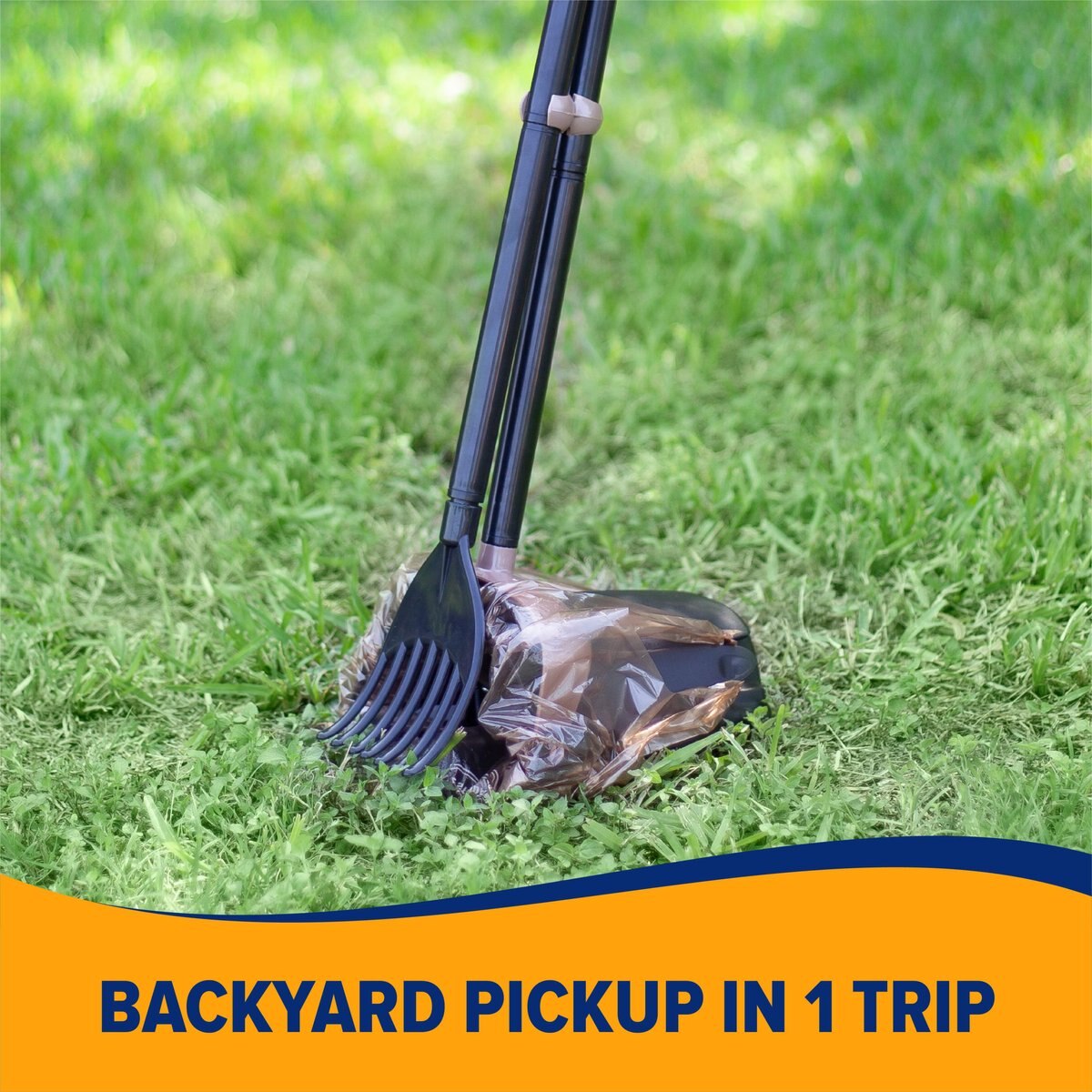 ARM & HAMMER Swivel Bin & Rake Backyard Waste Pickup - Chewy.com