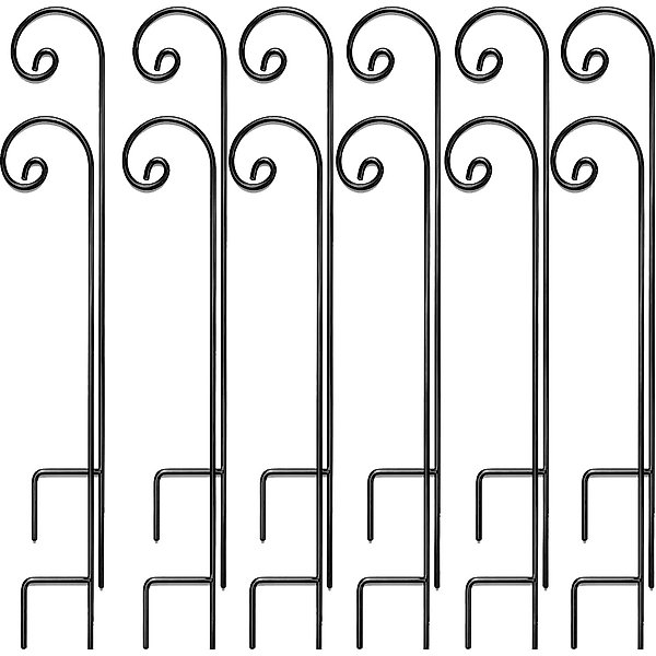ASHMAN Shepherd Hook, 35-in, 12 count - Chewy.com