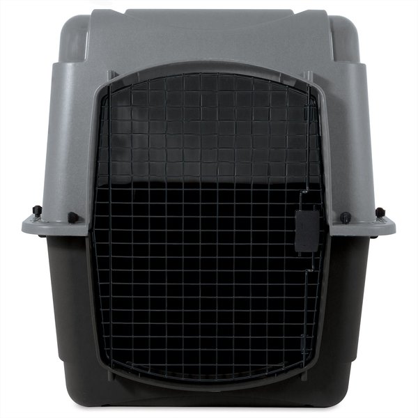 ASPEN PET Traditional Dog & Cat Kennel, Gray/Black, 36-in - Chewy.com