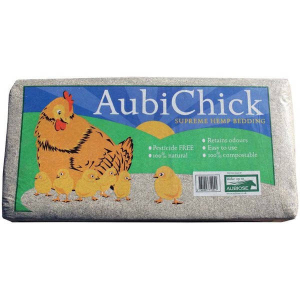 AUBIOSE AubiChick Hemp Farm Animal Bedding, 22-lb bag - Chewy.com