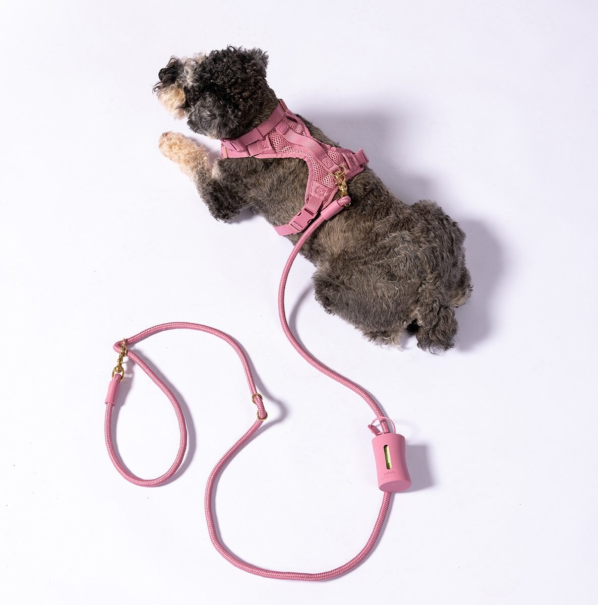 Out of Stock - AWOO AwPoo Dog Poop Bag Holder, Mauve - Chewy.com