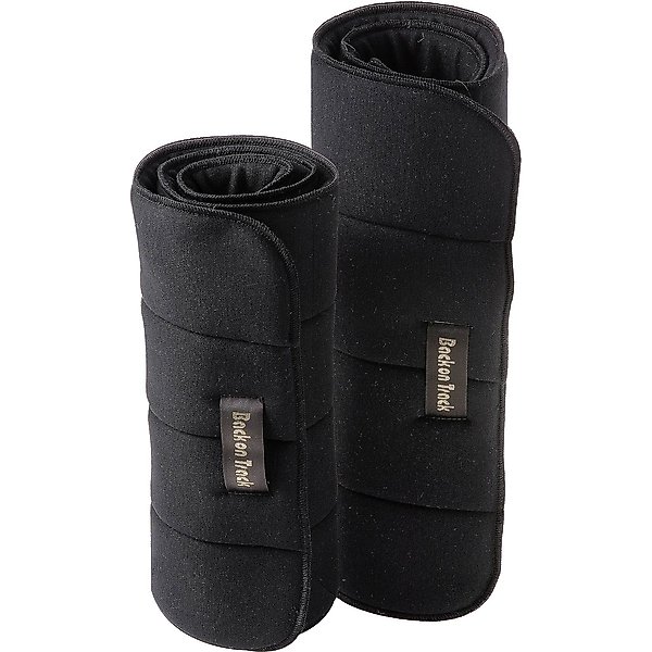 BACK ON TRACK No Bow Horse Leg Wraps, Black, 12, 12x30-in - Chewy.com