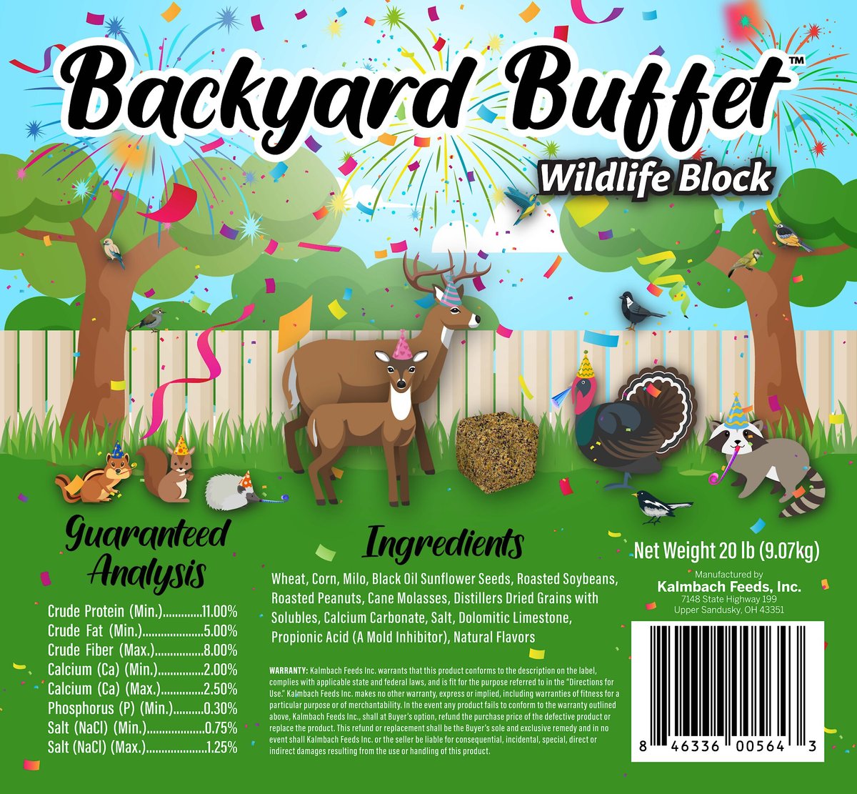 BACKYARD BUFFET Wildlife Treat, 20-lb block - Chewy.com