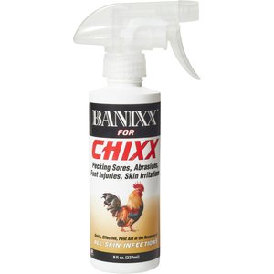 BANIXX CHIXX Bacterial & Fungal Infection Poultry Spray, 8-oz bottle ...