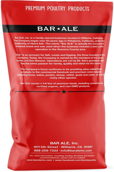 BAR ALE 16% Ultimate Layer Pak Crumble Non-GMO Chicken Treats, 10-lb ...