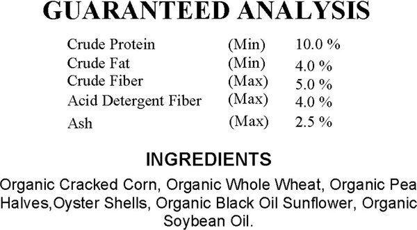 BAR ALE Organic 4 Way Supreme Poultry Scratch, 10-lb bag - Chewy.com