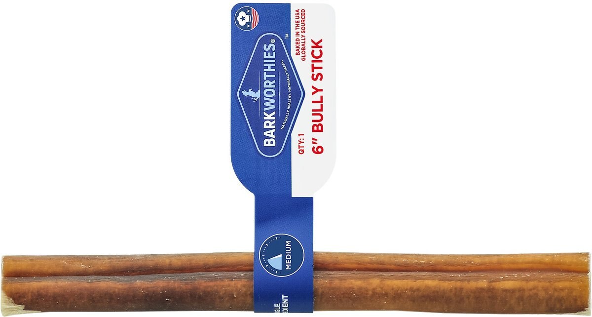 BARKWORTHIES American 6" Bully Sticks Dog Treat - Chewy.com