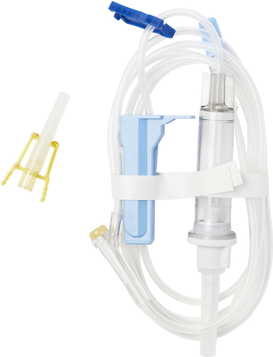 BAXTER Interlink System Solution Set with Y Injection 76-in, 10 Drops ...