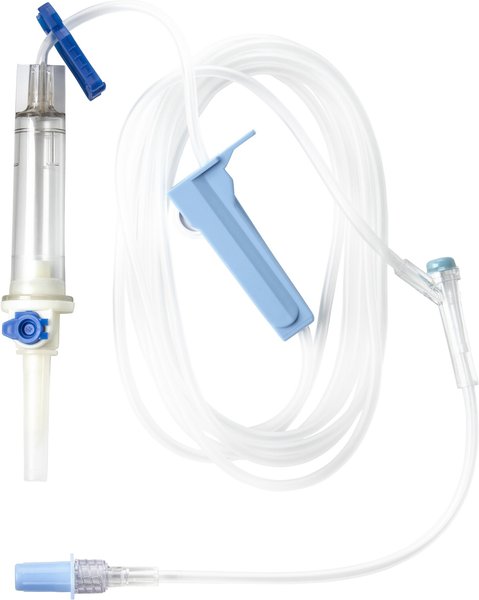 BAXTER Solution Set with Duo Vent Spike (Y-Injection) 104-in, 10 Drops ...