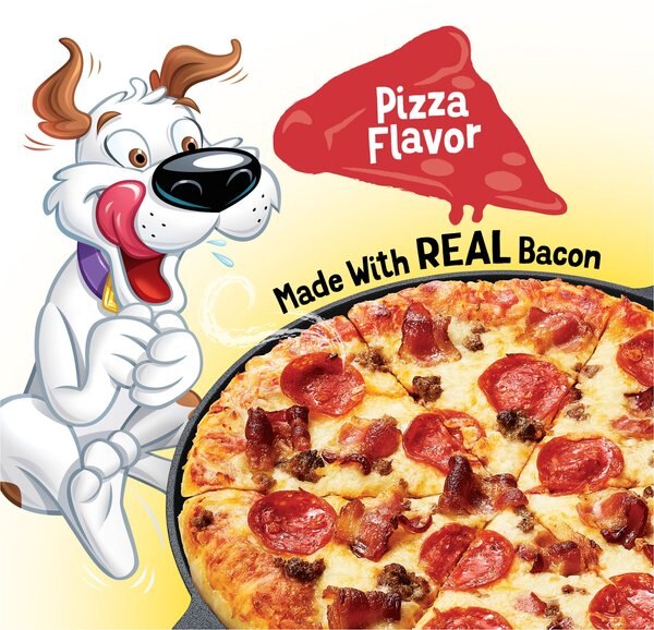 BEGGIN' Strips Pizza Flavor with Real Bacon Jerky Dog Treats, 25-oz ...