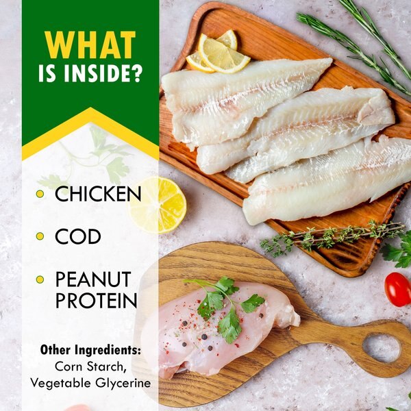 BELOVED PETS Dried Pet Snacks Cod Sticks Chicken Wrapped Rawhide-Free ...