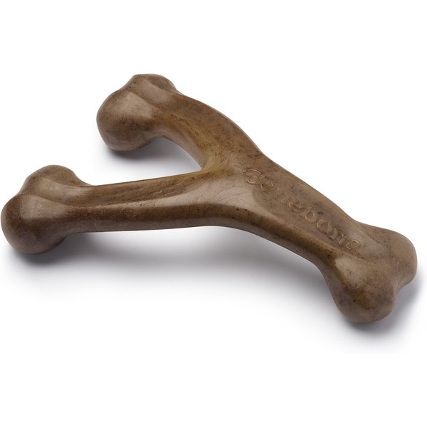 BENEBONE Bacon Flavor Wishbone Tough Dog Chew Toy, Giant - Chewy.com