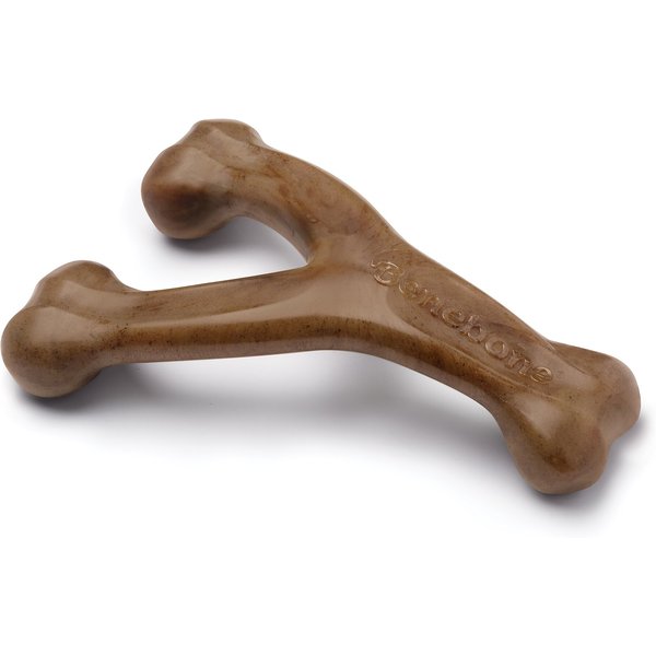 BENEBONE Bacon Flavor Wishbone Tough Dog Chew Toy, Large - Chewy.com