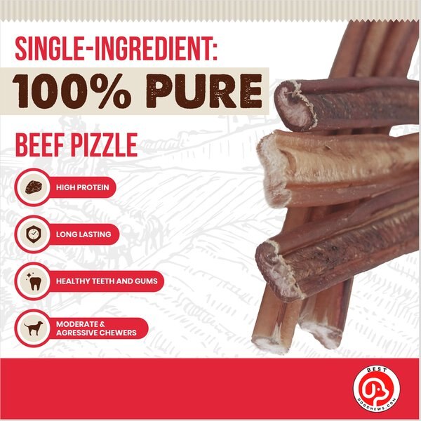 BEST DOG CHEWS Bully Rings Dog Treats, 6 count - Chewy.com