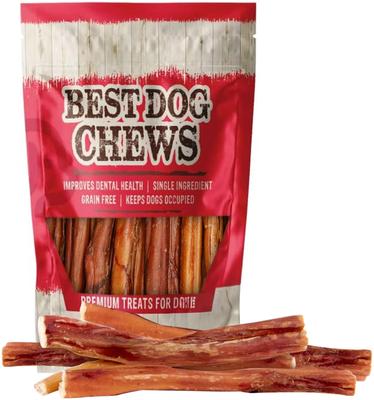 BEST DOG CHEWS Thin 6-in Bully Sticks Dog Treats, 12 count - Chewy.com