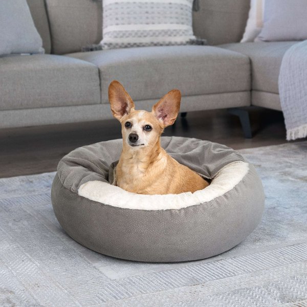 BEST FRIENDS BY SHERI Cozy Cuddler Covered Cat & Dog Bed, Grey ...