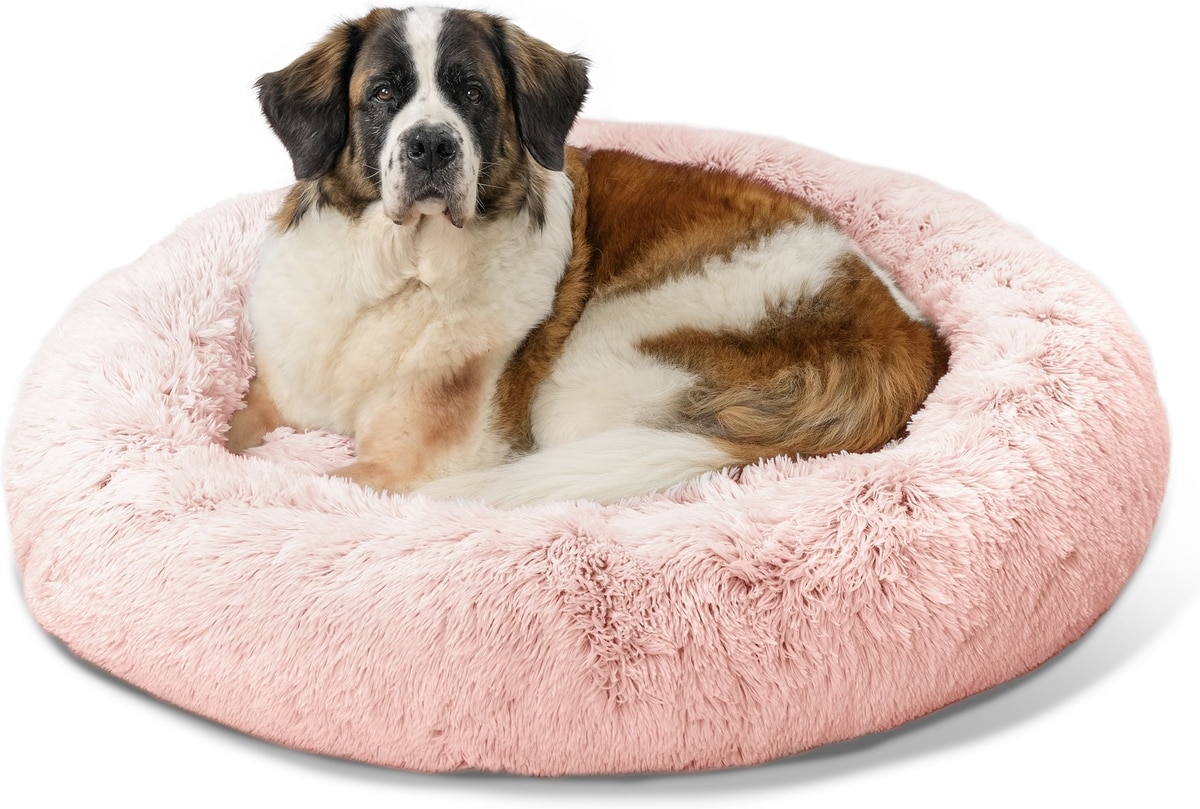 BEST FRIENDS BY SHERI The Original Calming Shag Fur Donut Cuddler Cat ...