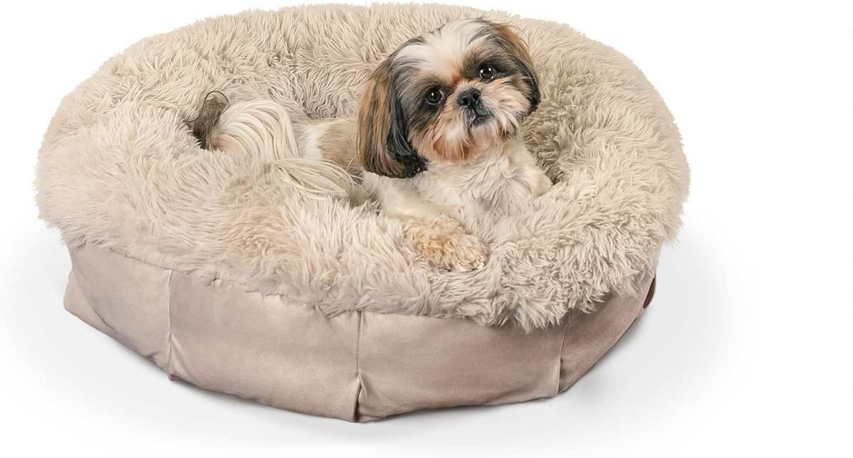 BEST FRIENDS BY SHERI Ultra Calming Orthopedic Pouf Luxury Donut Dog ...