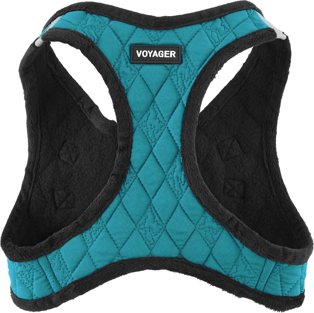 BEST PET SUPPLIES Voyager Padded Fleece Dog Harness, Turquoise, X-Large ...
