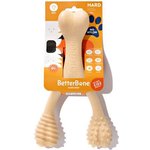BETTERBONE Hard Beef Dog Toy, Natural, Large - Chewy.com