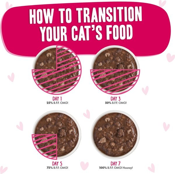 BFF OMG Dilly Dally! Tuna & Duck Flavor Wet Canned Cat Food, 2.8-oz can ...