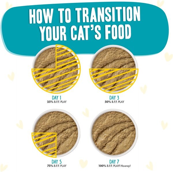 BFF Play Pate Lovers Chicken & Turkey Topsy Turvy Wet Cat Food, 2.8-oz ...