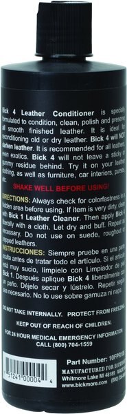 BICKMORE Bick-4 Leather Conditioner, 16-fl oz bottle - Chewy.com