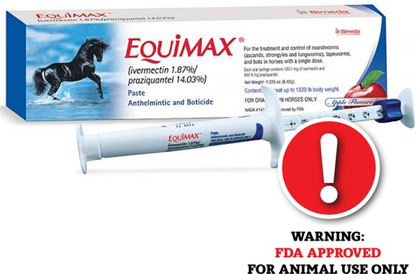 Out of Stock - BIMEDA Equimax Ivermectin & Praziquantel Paste Horse ...