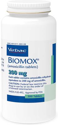 BIOMOX (Amoxicillin) Tablets for Dogs, 200-mg - Easy Refills | Chewy Rx