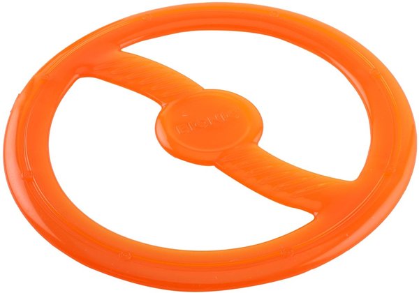 BIONIC Toss-N-Tug Tough Dog Fetch Toy, Orange, Large: 9-in - Chewy.com