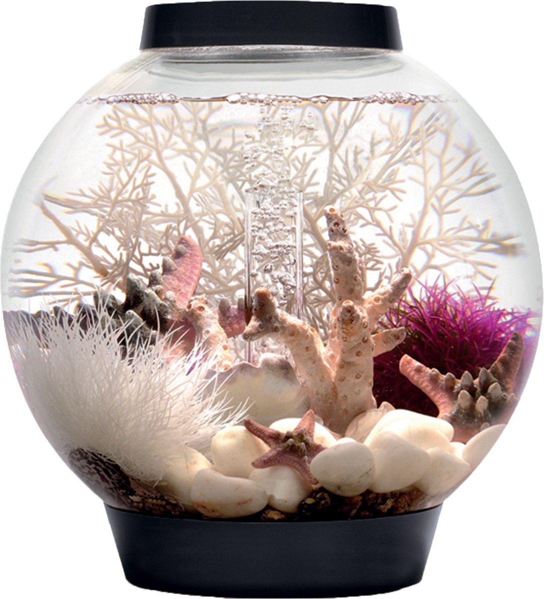 BIORB Classic LED Fish Aquarium, Black, 4-gal - Chewy.com