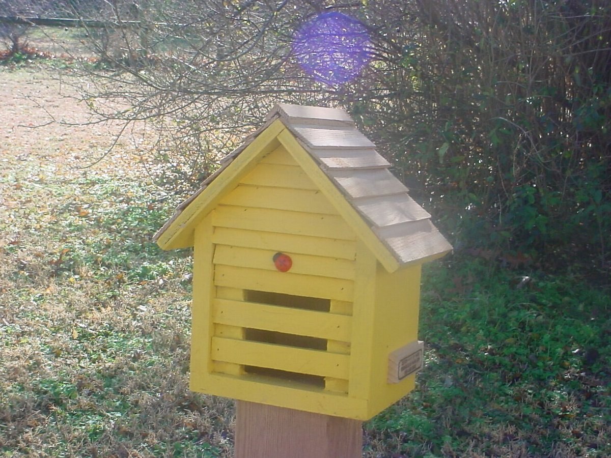 BIRD HOUSES BY MARK Homestead Ladybug Bird House, Yellow - Chewy.com