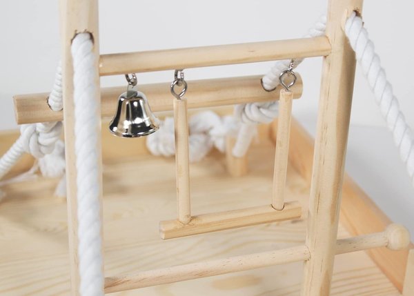 BIRD LIFE Penn-Plax Foldable Bird Playpen, Natural Brown, XX-Large ...