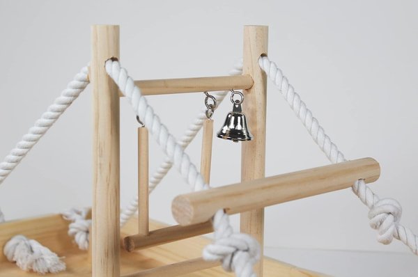 BIRD LIFE Penn-Plax Foldable Bird Playpen, Natural Brown, XX-Large ...